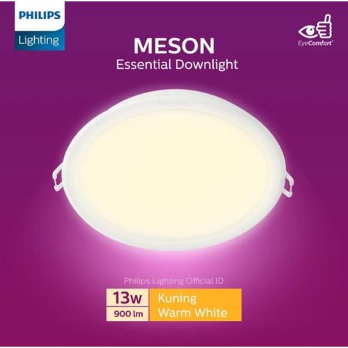 Jual Philips Downlight MESON 125 13W 3000K WH Recessed LED - Kuning ...