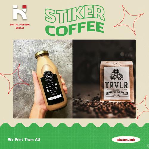 Jual Sticker Label Kopi Sticker Coffee - Kota Bekasi - katun indo ...