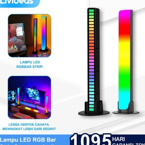 Jual tyn lampu led rgb bar strip spectrum audio indicator music sound ...