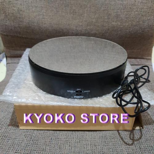 Jual Base Tempat Display Putar 360 Derajat USB Rotating Turn Table ...