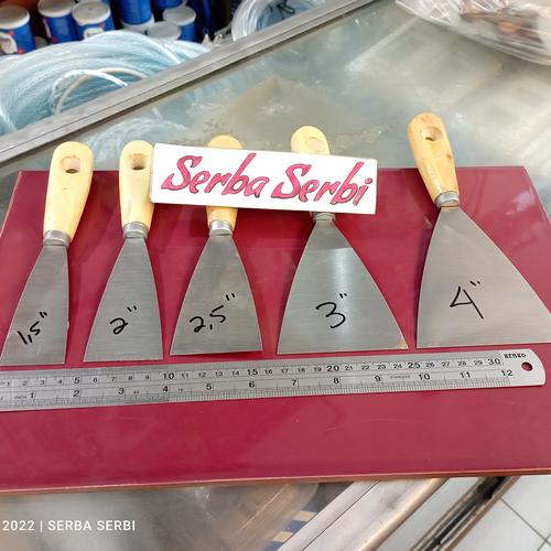 Jual skrap besi sendok dempul gagang kayu /pcs - Kota Pekanbaru - Serba ...