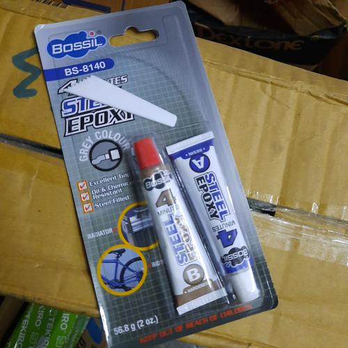Jual Lem Besi Super Rekat - BOSSIL Steel Epoxy, 56.8 - Kota Medan ...