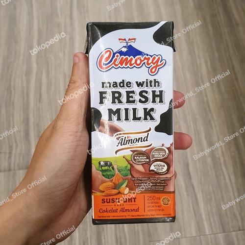 Jual Cimory fresh milk susu UHT rasa Coklat ALMOND 250ml - Kota Medan ...