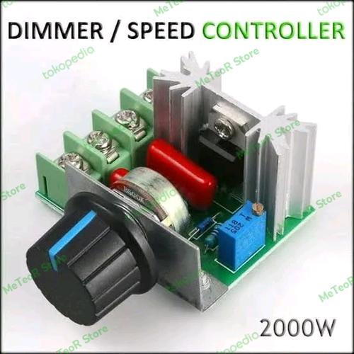 Jual scr dimmer 2000w Voltage regulator speed controller motor suhu ...