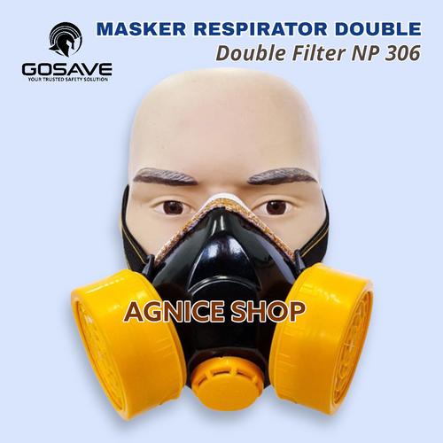 Jual Masker Respirator NP 306 Double Anti Asap, Debu dan chemical - Kab ...