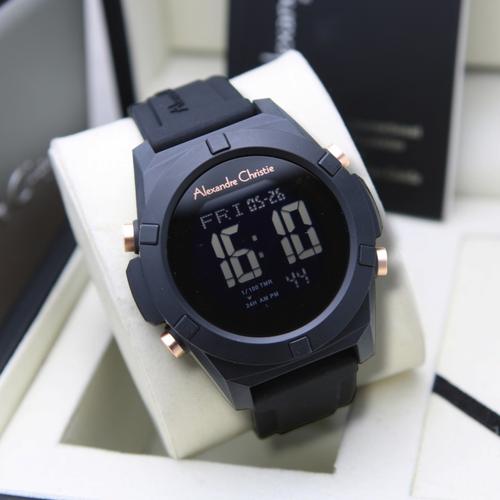 Jual Jam Tangan Alexandre Christie Pria AC 9371 DIGITAL - Black List ...