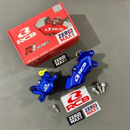 Jual Paket Kaliper Rem R1 4 Piston R55 2 Piston RCB Racing Boy Biru ...