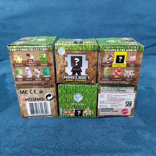 Jual paket 6 blind box Minecraft Mini Figure Earth series 19 new - Kota ...