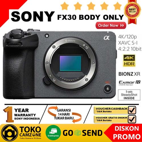 Jual Sony FX30 FX 30 Body Only Compact Cinema Line Camera GARANSI RESMI ...