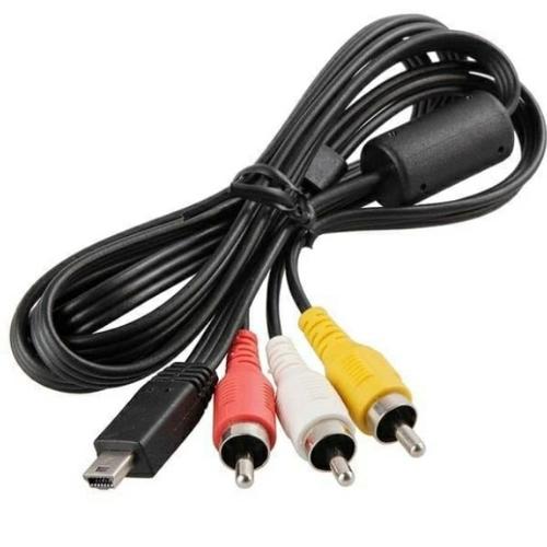 Jual KABEL AV KAMERA CANON jack Mini USB to 3 RCA for Canon 60D,70D,6D ...