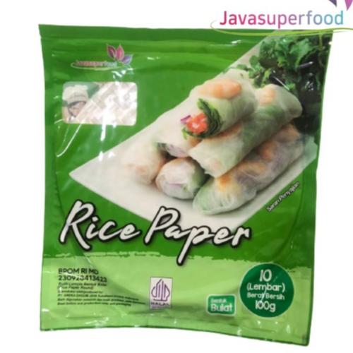 Jual Rice Paper / Kulit Lumpia Vietnam Java Super Food - 10 Sheet ...
