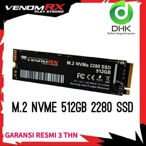 Jual SSD VENOM RX M.2 NVME 512GB - Jakarta Pusat - daftar harga ...