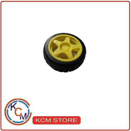 Jual RODA untuk motor DC gearbox / BAN / WHEEL / TIRE SMART CAR ARDUINO ...