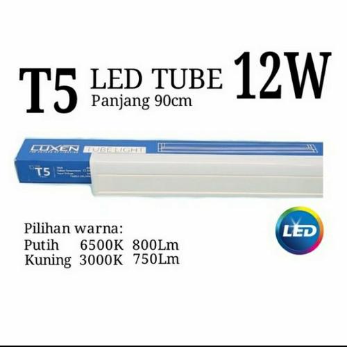 Jual Luxen Lampu Led Tube T5 12w Bergaransi 1 Set Komplit T5 90cm 12 ...
