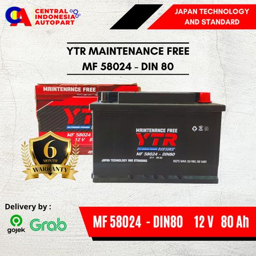 Jual Aki Accu Mobil Kering YTR MF 58024-DIN80 BMW Chevrolet Zafira 5 ...