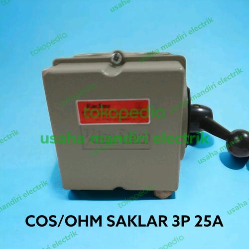 Jual COS / CHANGE OVER SWITCH / OHM SAKLAR 3P 25A KLAR STERN GZ 25A I-0-II - Jakarta Barat ...