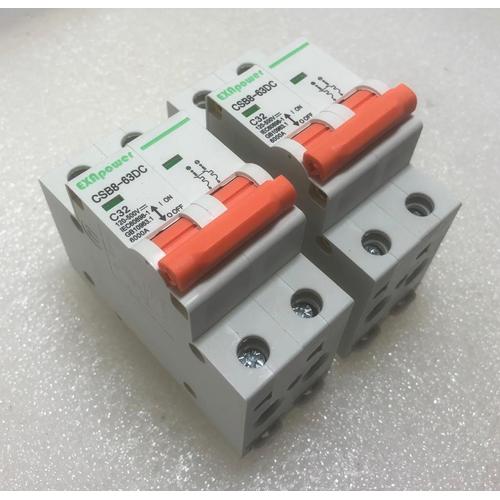 Jual MCB DC 2P 63A 500V Circuit Breaker DC 2 Poles 63A - 32A Premium ...