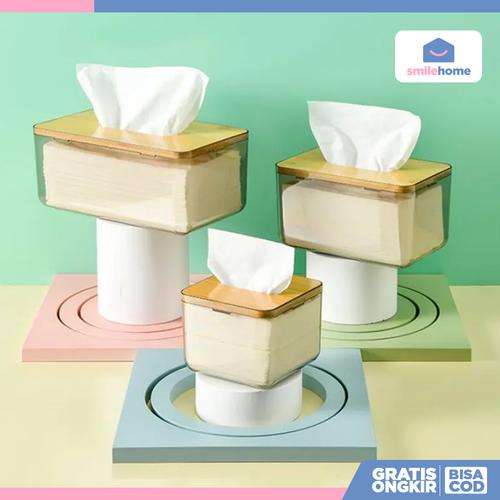 Promo Kotak Tisu Transparan 2 Ukuran - Tissue Box Minimalis - Kecil ...