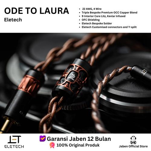 Jual Eletech Ode to Laura CABLE! Brand New + Garansi 1 Tahun! - 2 Pin, 2.5mm - Kota Surabaya ...