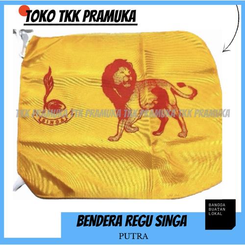 Jual Bendera regu pramuka putra / bendera regu singa - Kab. Boyolali ...