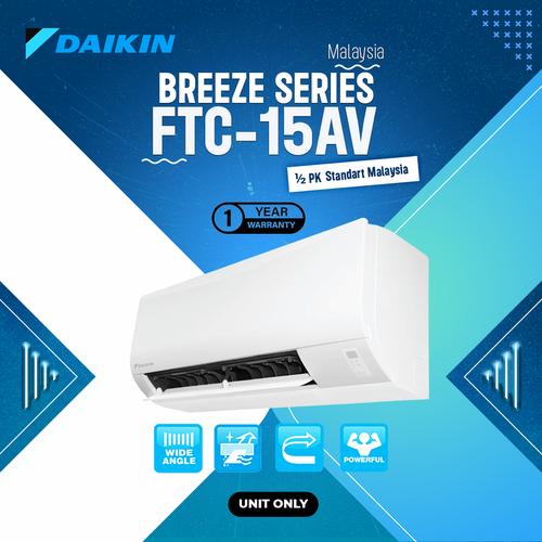 Jual Daikin FTP15AV14 AC Split 1/2 PK Breeze Standard - Paket Pasang ...
