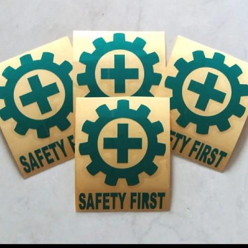 Jual STIKER SAFETY FIRST UK. 6X5CM.SIGN RAMBU SAFETY. - Jakarta Utara ...