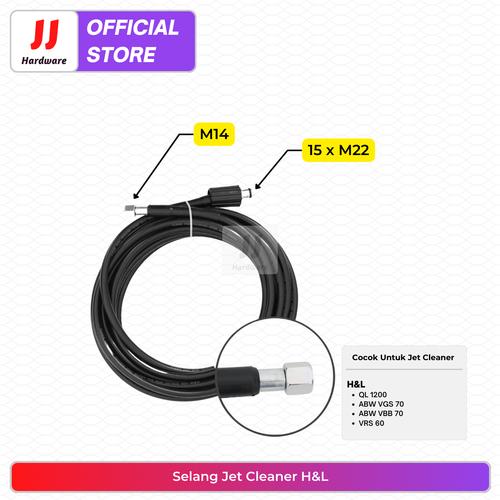 Jual Selang Jet Cleaner H&L QL 1200 / VRS 60 / VBB 70 / VGS 70 - 5 ...