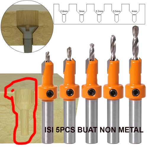 Jual mata bor countersink besi alumunium baja stainless / hss drill bit ...