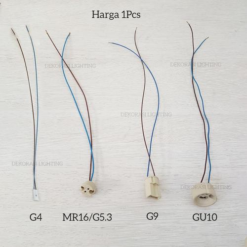 Jual Fiting halogen soket Mr16 G5.3 G9 Gu10 premium standard jerman ...