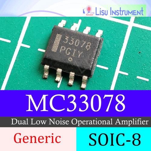 Jual MC33078DR2G 33078 MC33078 SOP8 Dual Operational Amplifier Low Noise - Generic Biasa - Kota ...