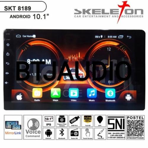 Jual HEAD UNIT TAPE MOBIL DOUBLE DIN SKELETON ANDROID OS 9.0 LAYAR 10 ...