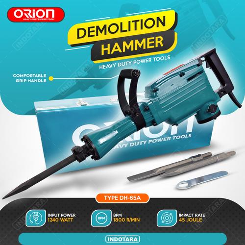 Promo Mesin Jack Hammer Bobok Beton Orion DH-65A Demolition Hammer DH ...