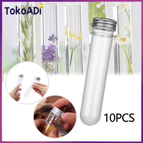 Jual 10pcs Tabung Plastik Test 40ML Tutup alumunium Clear plastik test ...