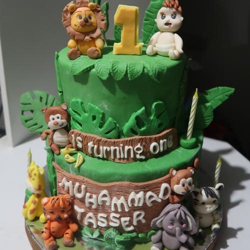 Jual cake anak tema zoo cake ulang tahun tingkat - Kota Bandung ...
