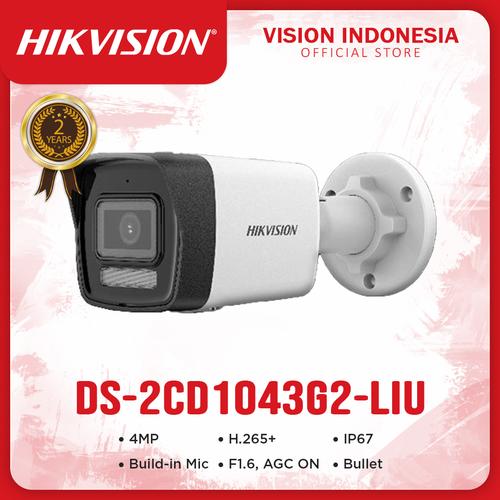 Jual HIKVISION DS-2CD1043G2-LIU 4MP Smart Dual Light + Build In Microphone - Jakarta Utara ...