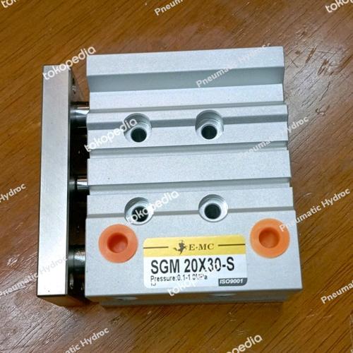 Jual Air Cylinder SG Series High Precision Guide SGM-20X30-S EMC ...