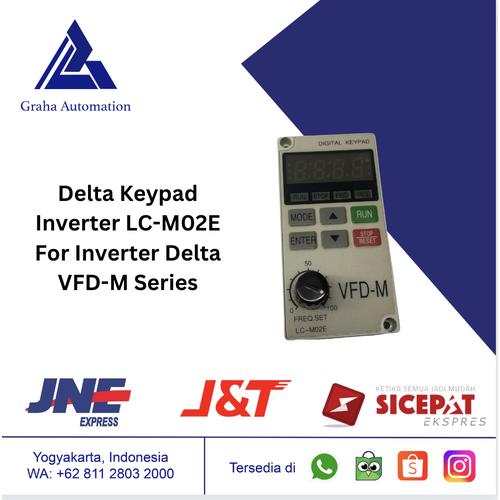 Jual Delta Keypad Inverter LC-M02E For Inverter Delta VFD-M Series ...