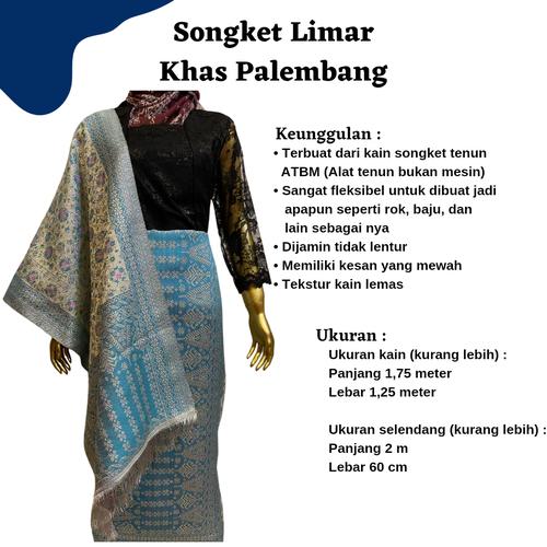 Jual Tino Songket - Songket Limar Palembang Berbagai Macam Warna Dan ...