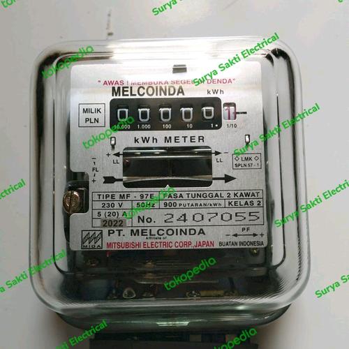Jual Kwh meter melcoinda analog 1p 5(20)A meteran listrik 1 phase - Jakarta Pusat - Surya Sakti ...