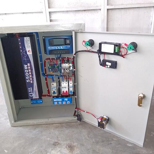 Jual box panel plts 12v 5500w 2500w hybrid scc 100A otomatis - Kab ...