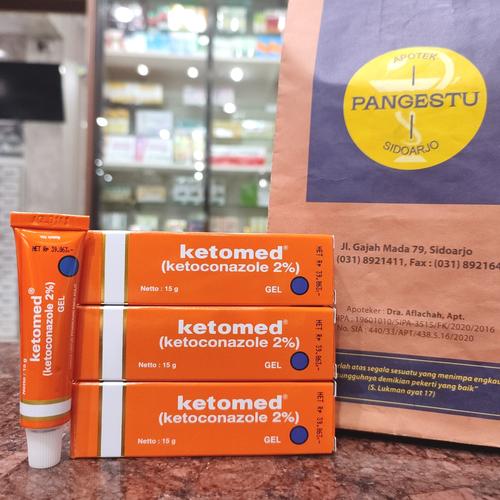 Jual Ketomed 2% Gel Ketoconazole 15gr / Ketomet / Ketoned / Katomed ...