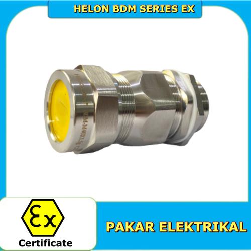 Jual Cable Gland Armored Explosion Proof M75 Metric Nickel Plated HELON ...