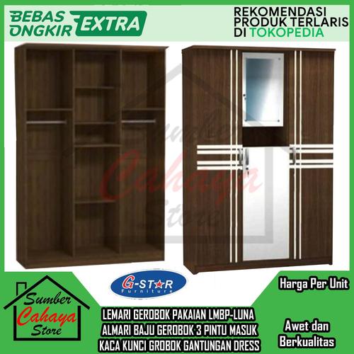 Jual [Kargo] LEMARI GEROBOK PAKAIAN LMBP-LUNA ALMARI BAJU GEROBOK 3 ...