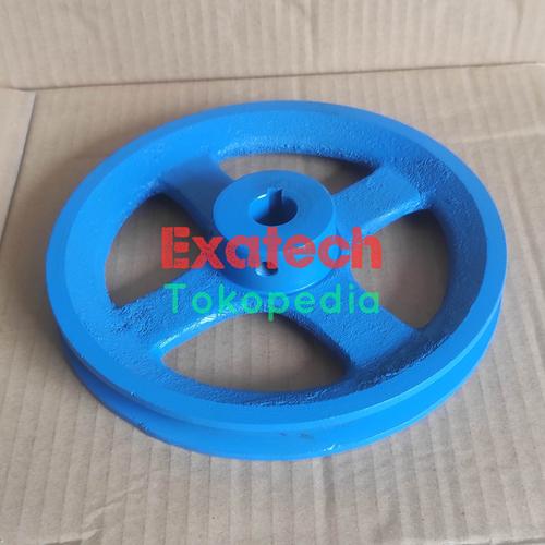 Jual Pulley puli A1 - 8 inch as 19 20 22 24 25 28 30 mm dan buntu puli ...