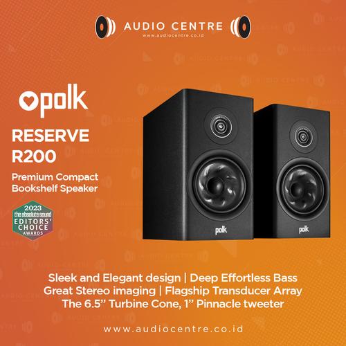Promo Polk Audio Reserve R200 Bookshelf Speaker - Black Cicil 0% 3x ...