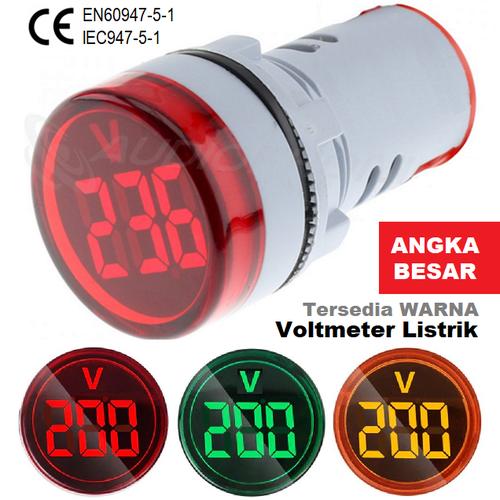 Jual Volt Meter Panel Listrik Pilot Lamp Digital Voltmeter 22 mm AC 12 ... Jual Volt Meter Panel Listrik Pilot Lamp Digital Voltmeter 22 mm AC 12 ...