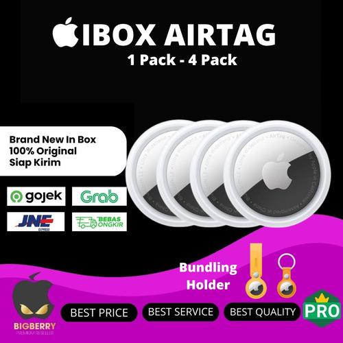 Promo (IBOX) Apple AirTag 2021 Original 1 / 4 Pack iPhone AirTags RESMI ...