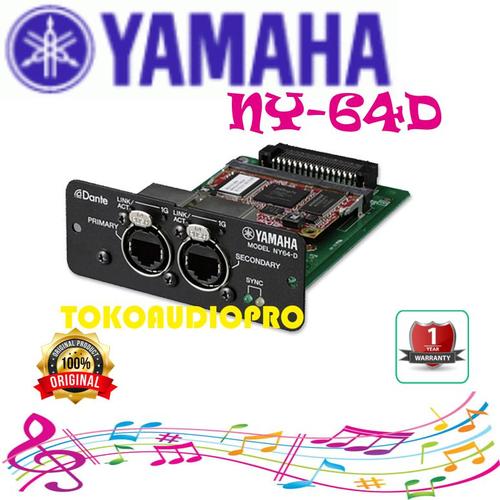 Jual Yamaha NY64-D Dante Digital Interface Card for TF Mixer Series NY-64D - Jakarta Pusat ...
