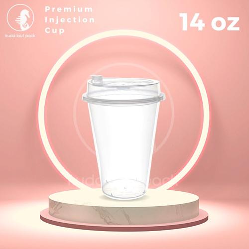 Jual Cup Plastik 14Oz/ Cup Injection 14 Oz/ Gelas Plastik 400ml ...