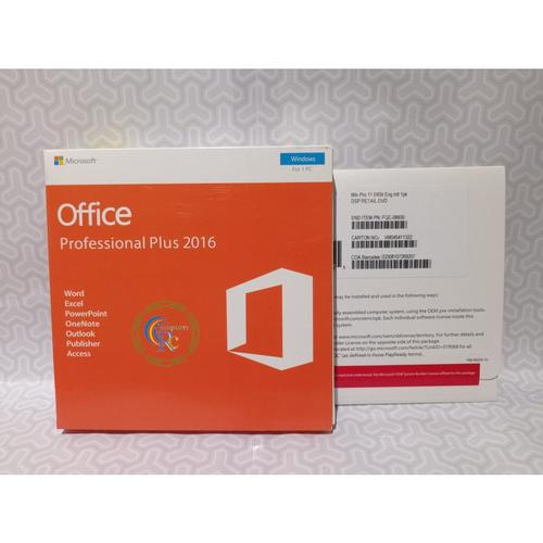 Jual Windows 11 Pro Fullpack dan Office 2016 Pro Plus Box Original ...